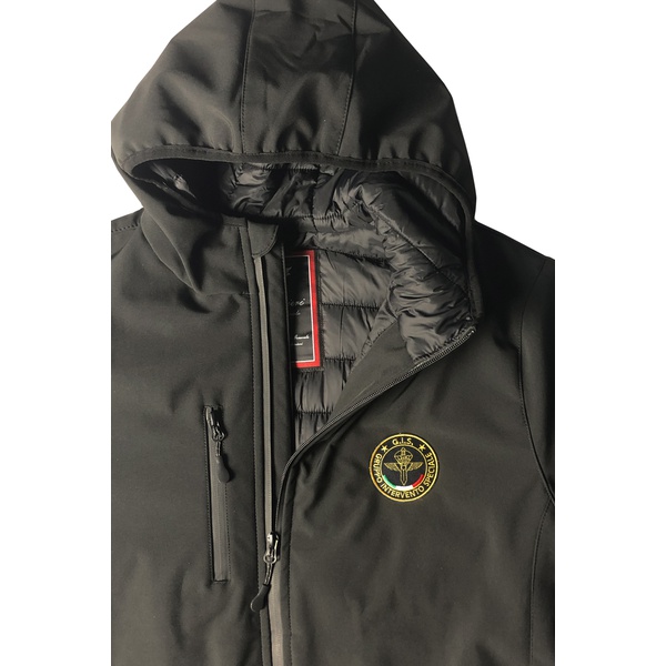 Gis Soft Shell Padded Jacket Nero Patch Ric. | Carabinieri Store ...